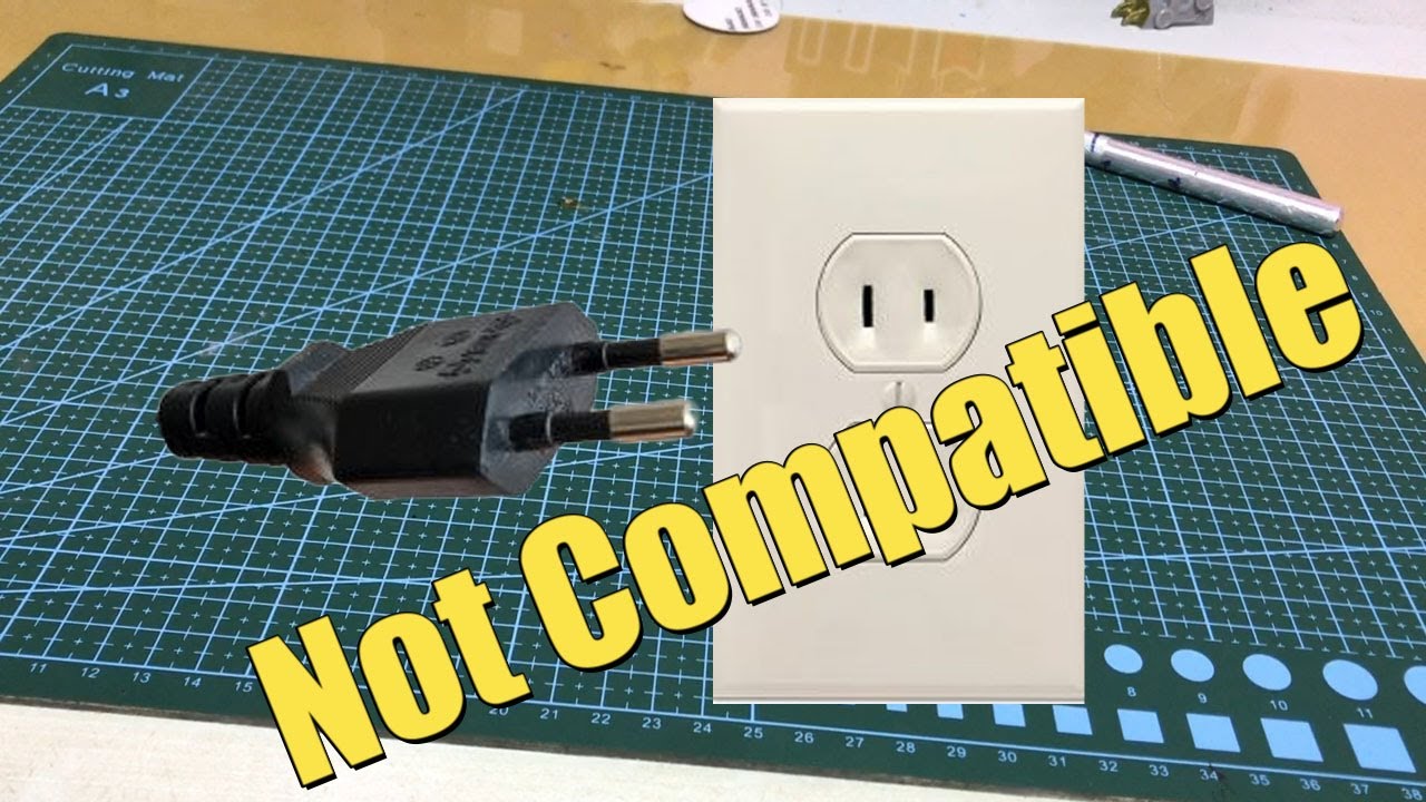 Round to Flat AC Adaptor plug - Type C plug to Type A | Lazada - YouTube
