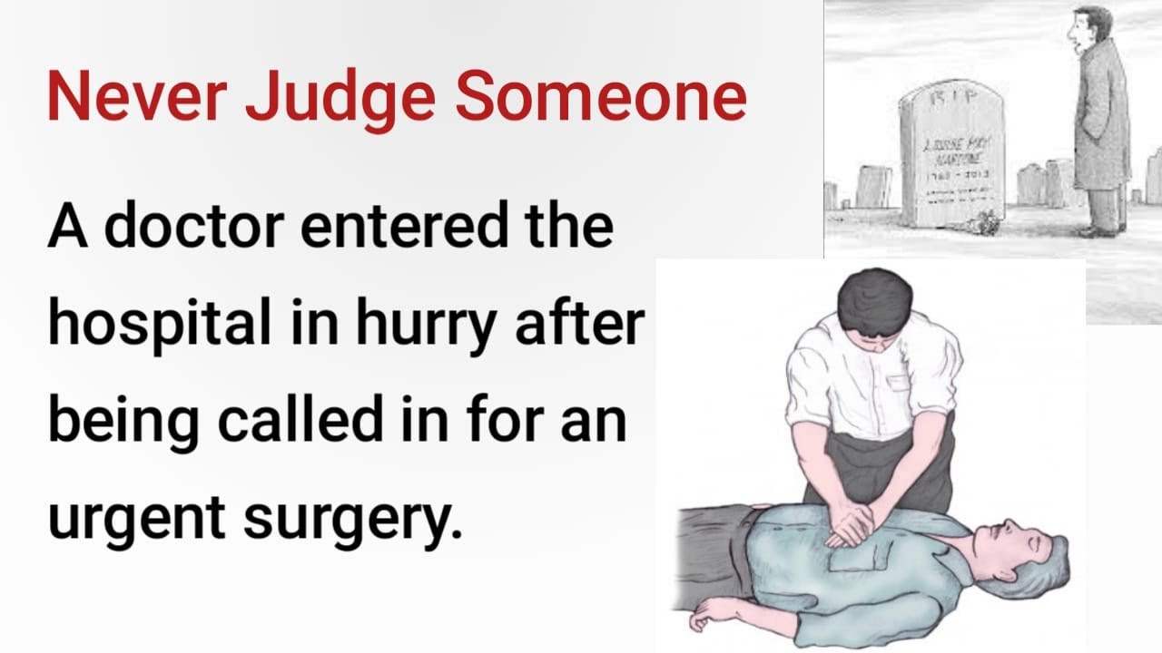 Never Judge Someone|Learn English through Story |crunchy English ...