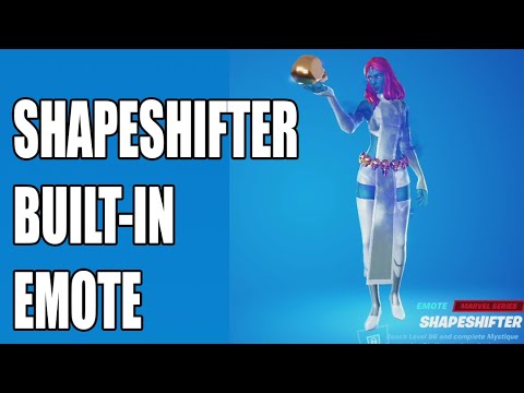 MYSTIQUE SHAPESHIFTER Built-In Emote - Fortnite Chapter 2 Season 4 ...