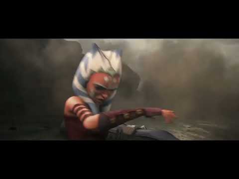 Ahsoka Tano getting beaten and thrown for almost 2 minutes straight