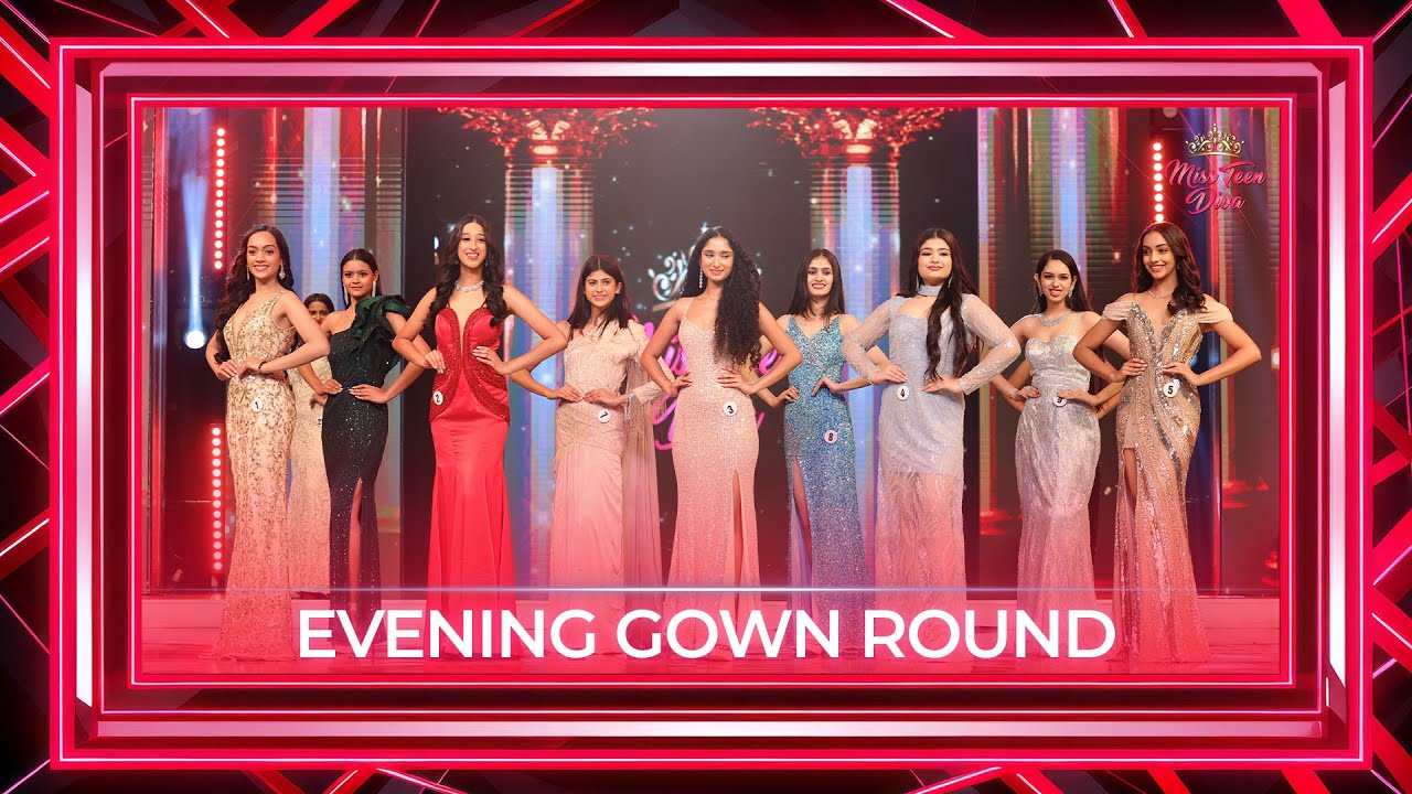 Evening Gown Round - Miss Teen Diva 2024 - YouTube