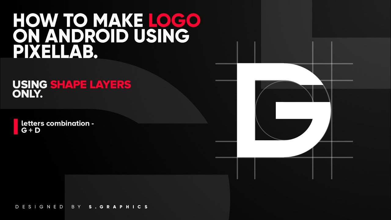 How to make Logo on Android using PixelLab - YouTube