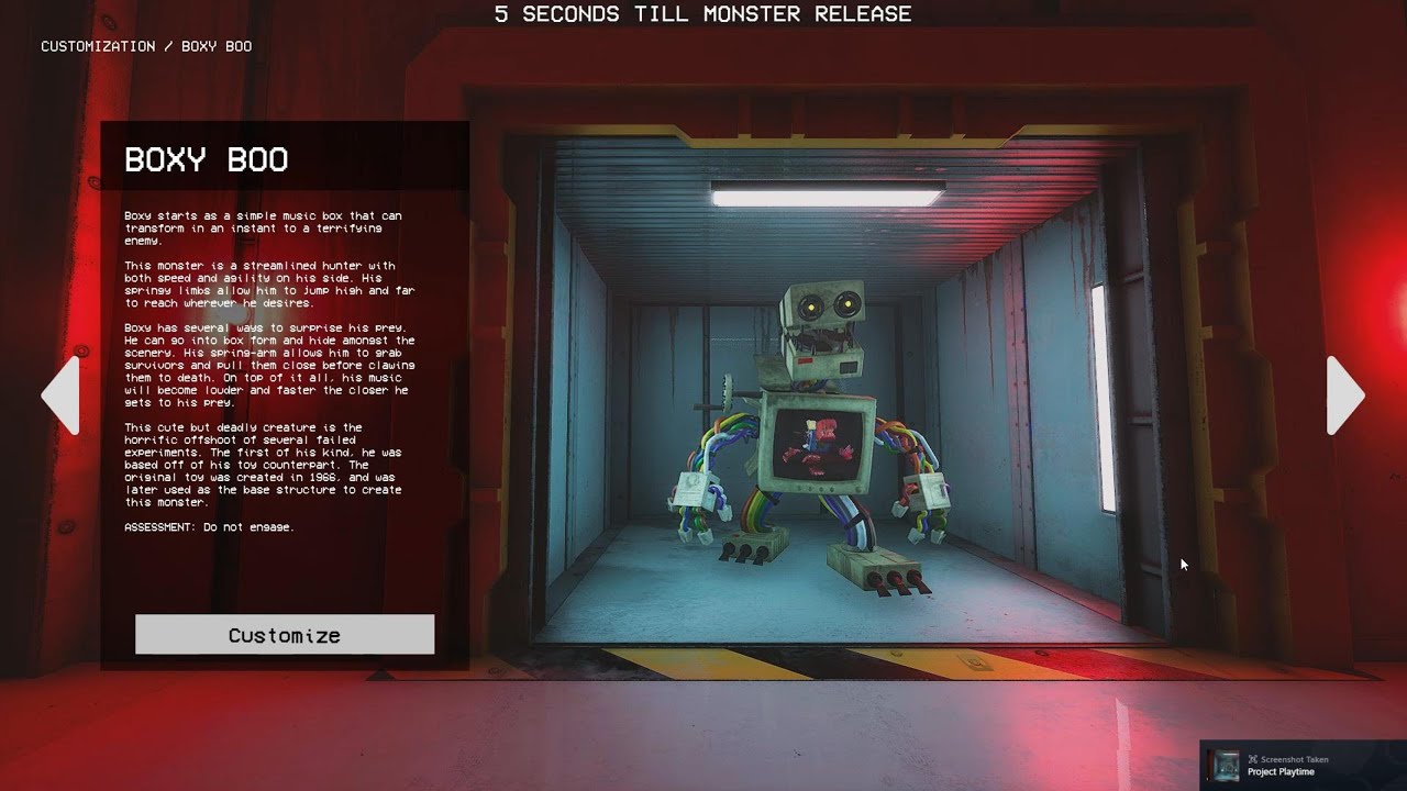 Project Playtime gameplay #2 - Playing as survivor and CRT Boxy. - YouTube