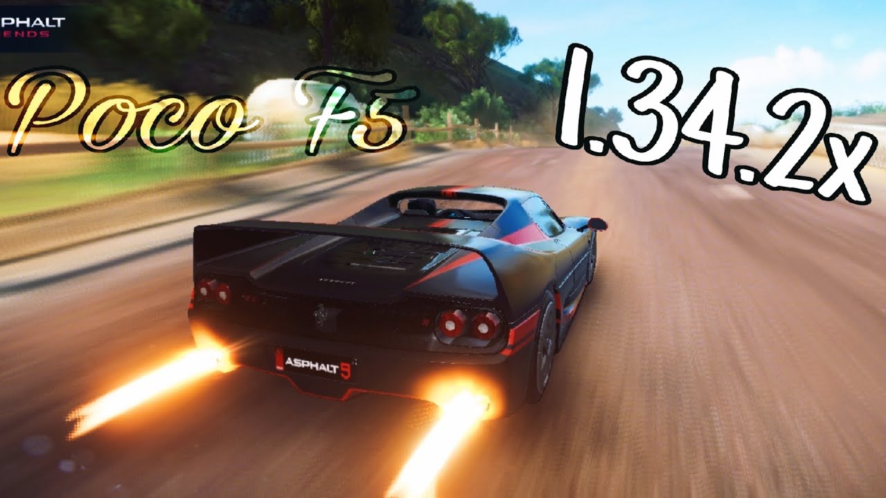 Poco F5 _ game play / Asphalt 9 Legends _ Riot Ferrari F50 [ 1.34.2x ...