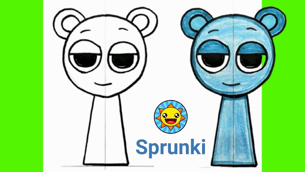 SPRUNKI Draw, How To Draw Sprunki Characters, Drawing Tutorial - YouTube