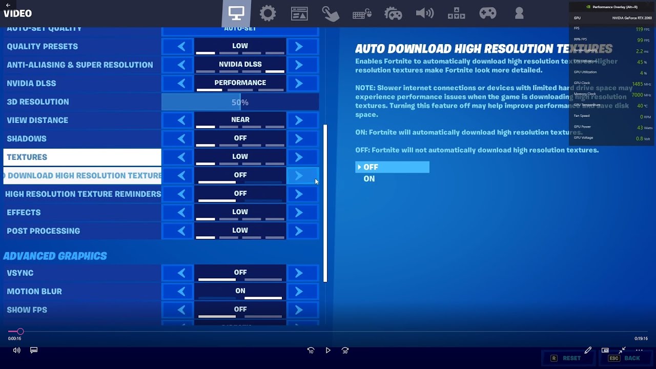 Fortnite, Low Settings Test RTX 2060 6GB OC Edition - YouTube