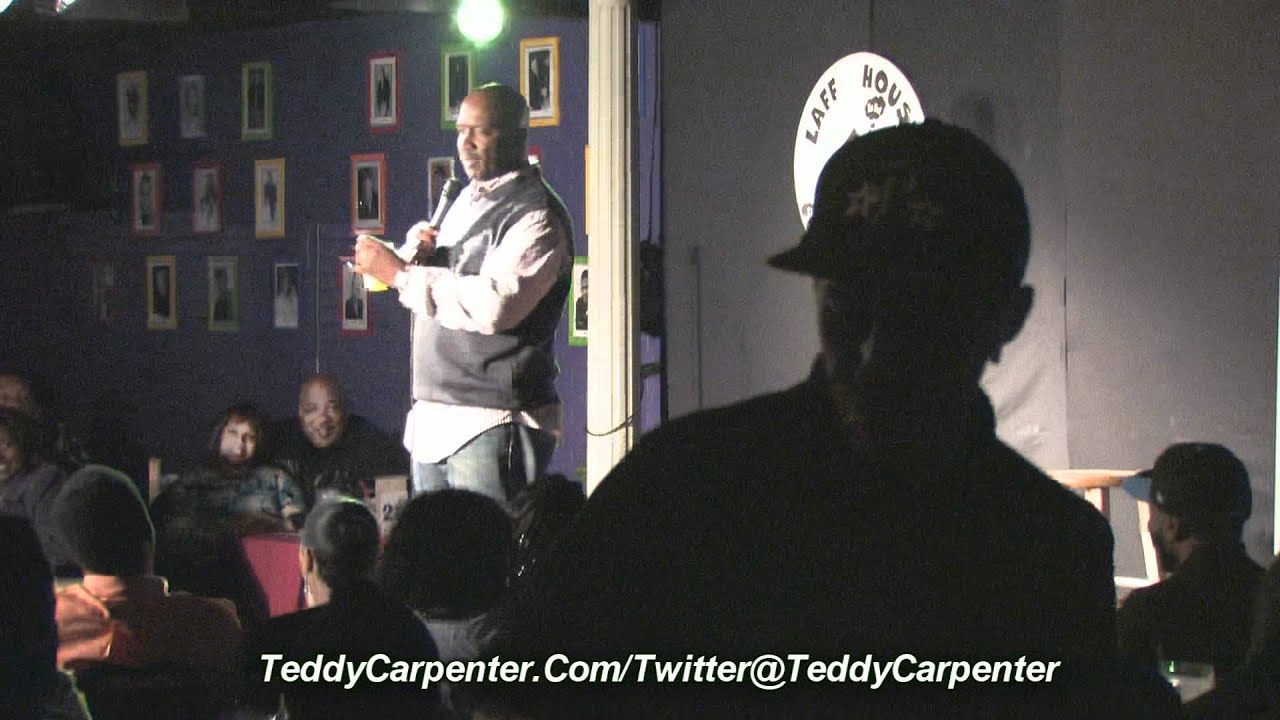 Teddy Carpenter up close with a comedy legend. - YouTube