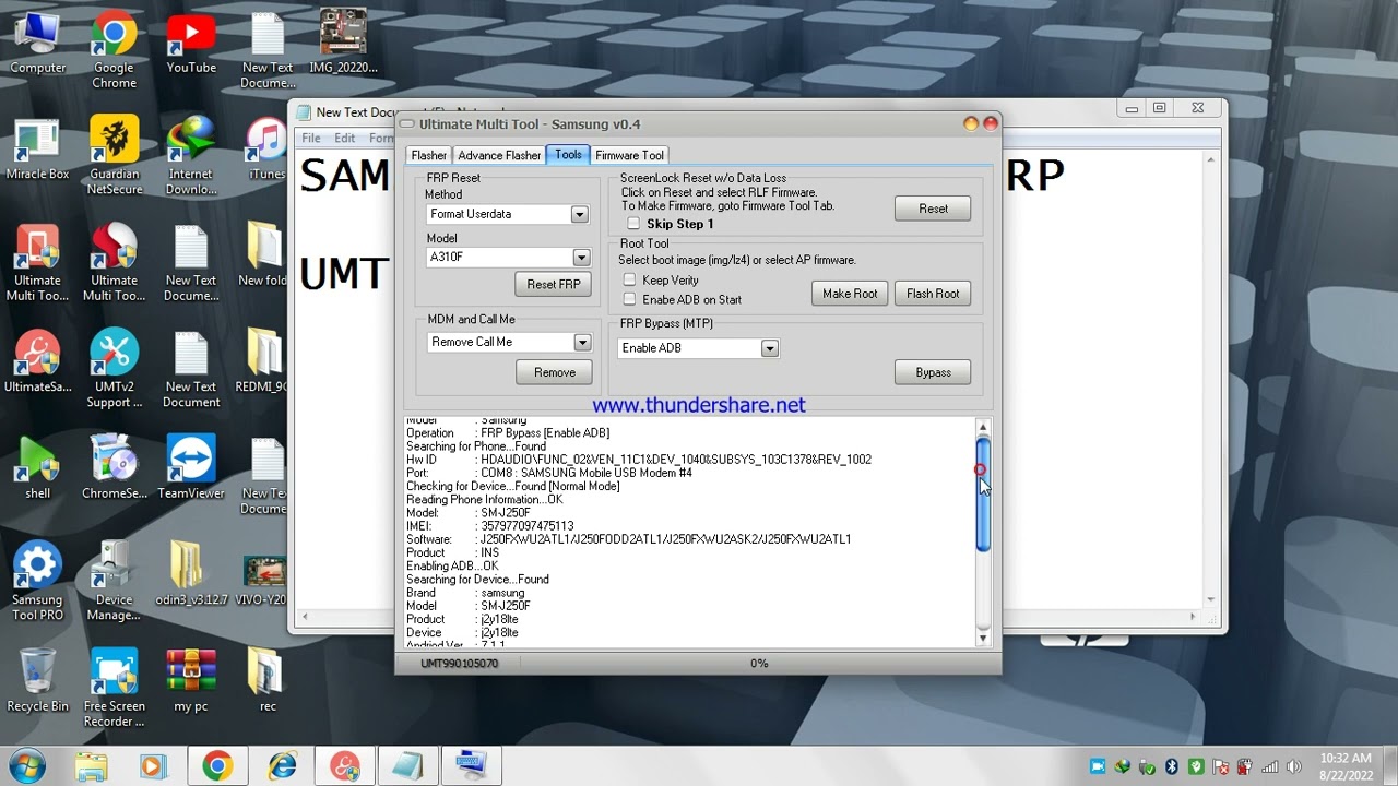 SAMSUNG J250F J2 2018 FRP UMT SAMS TOOL 2022 - YouTube