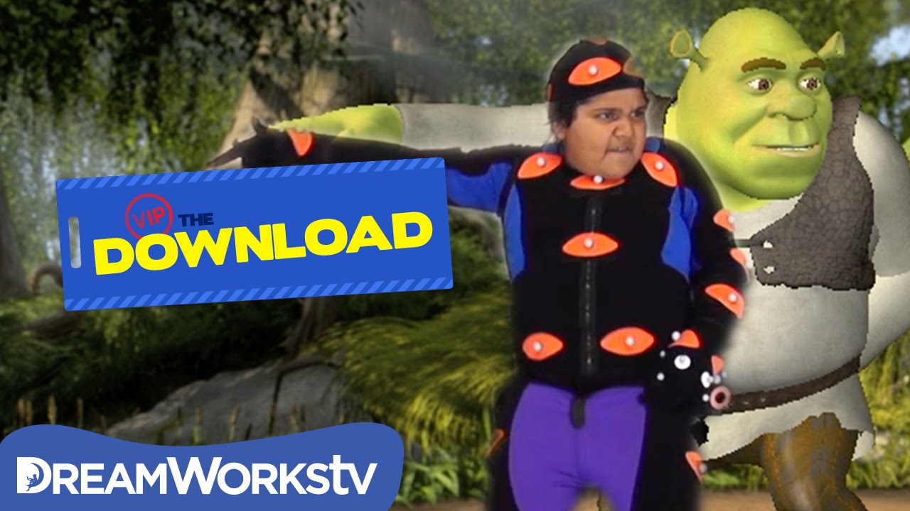 Dancing as Shrek in a MoCap Suit! | THE DREAMWORKS DOWNLOAD - YouTube