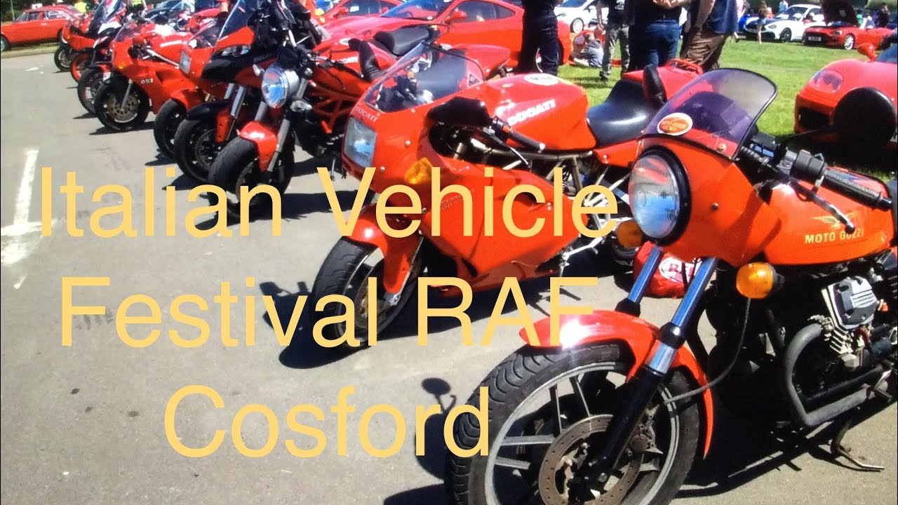 Visiting an Italian Vehicle Rally at Cosford RAF Museum - YouTube