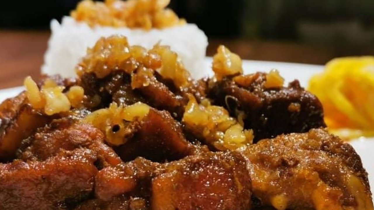 CRISPY PORK ADOBO(EASY RECIPE) - YouTube