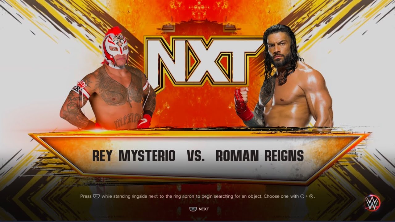 WWE 2K23 | REY MYSTERIO VS. ROMAN REIGNS | #reymysterio #romanreigns # ...