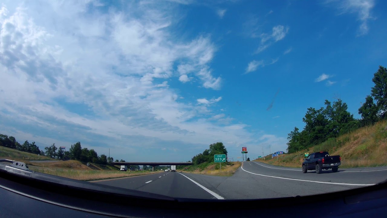 VA Interstate 81 south WV/VA State Line - YouTube