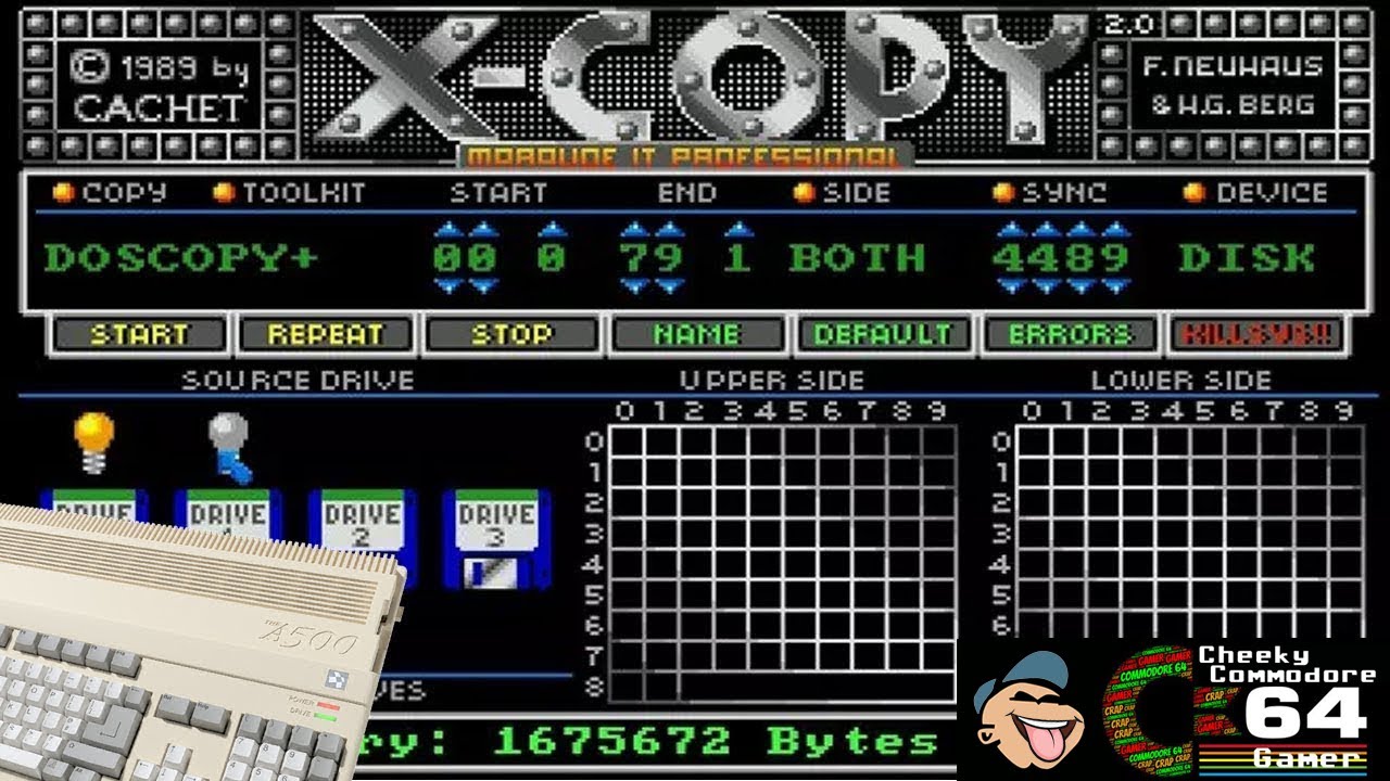 X-COPY PROFESSIONAL – Commodore Amiga (1988–1993) | Siren Software’s ...