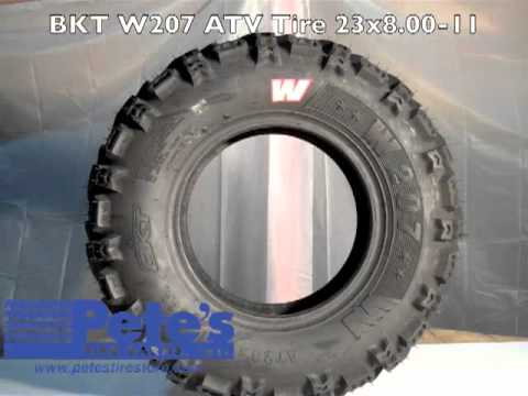 BKT W207 ATV Tire 23x8.00-11 - YouTube