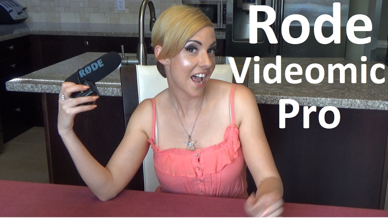 Rode Videomic Pro Microphone Review and setup Camera Mic - YouTube
