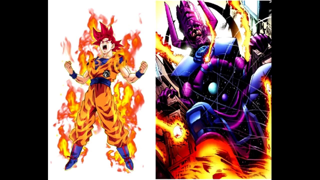 Galactus Vs Goku Beerus Vs Galactus! Dragon Ball Super Vs Marvel!