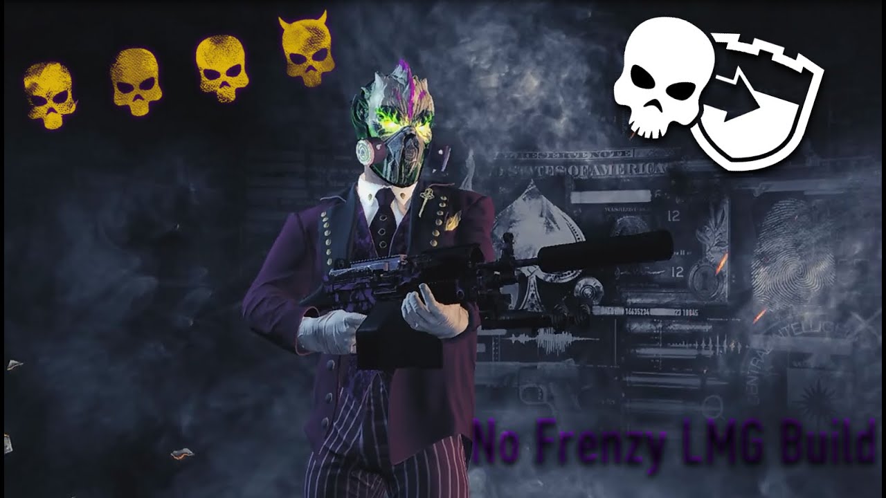 [PAYDAY 2] Death Wish Build: Anarchist LMG Tank (No Frenzy) - YouTube
