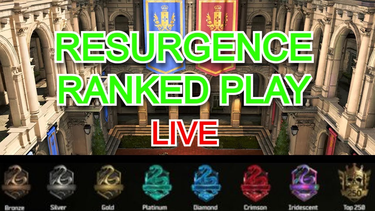 🔴 LIVE - NEW RESURGENCE - RANKED PLAY!! - YouTube