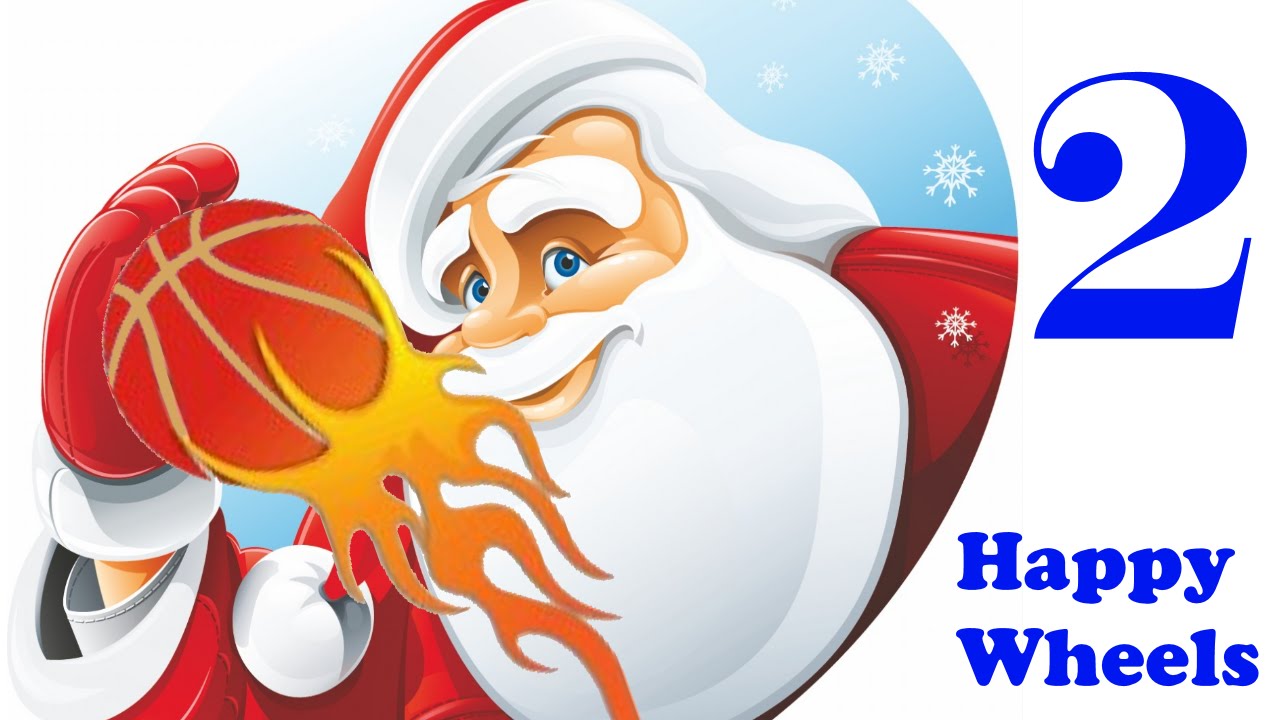 Santa Slam Dunk (Happy Wheels) - YouTube