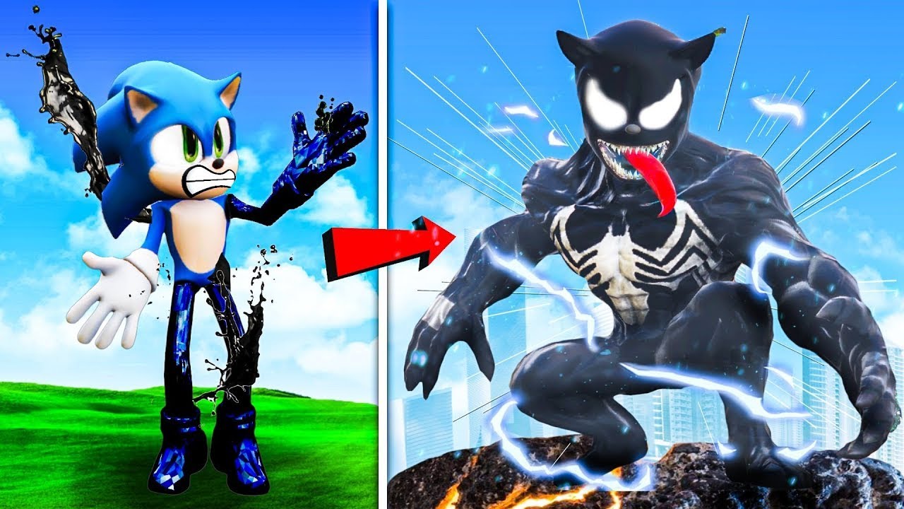 Becoming Sonic Venom in GTA 5 - YouTube