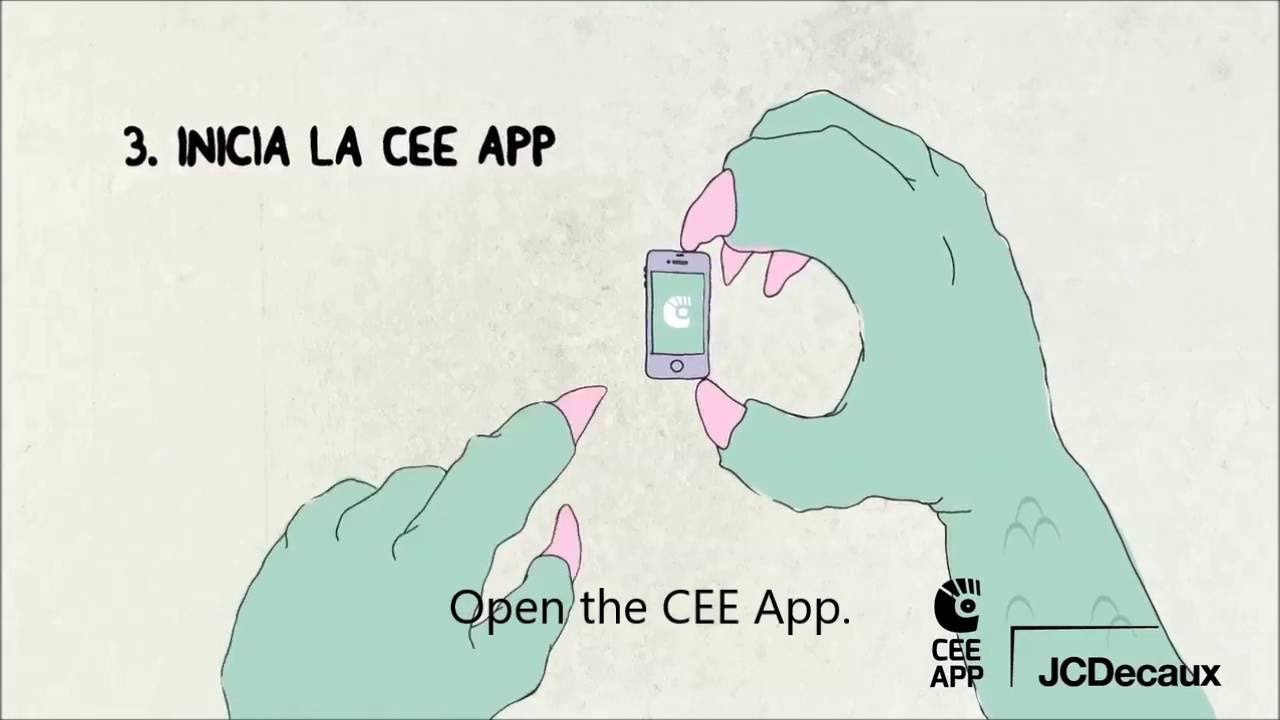 CEE App Colombian Market Introduction Commercial by JCDecaux - YouTube