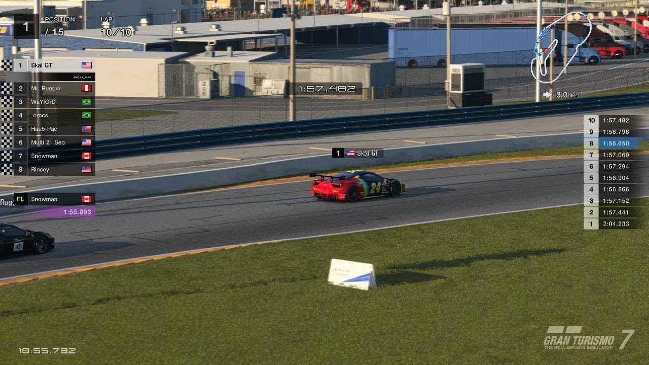 GT7 - 1st 🥇 - Gr.4 Daily Race C - Daytona Road Course - 3 - YouTube