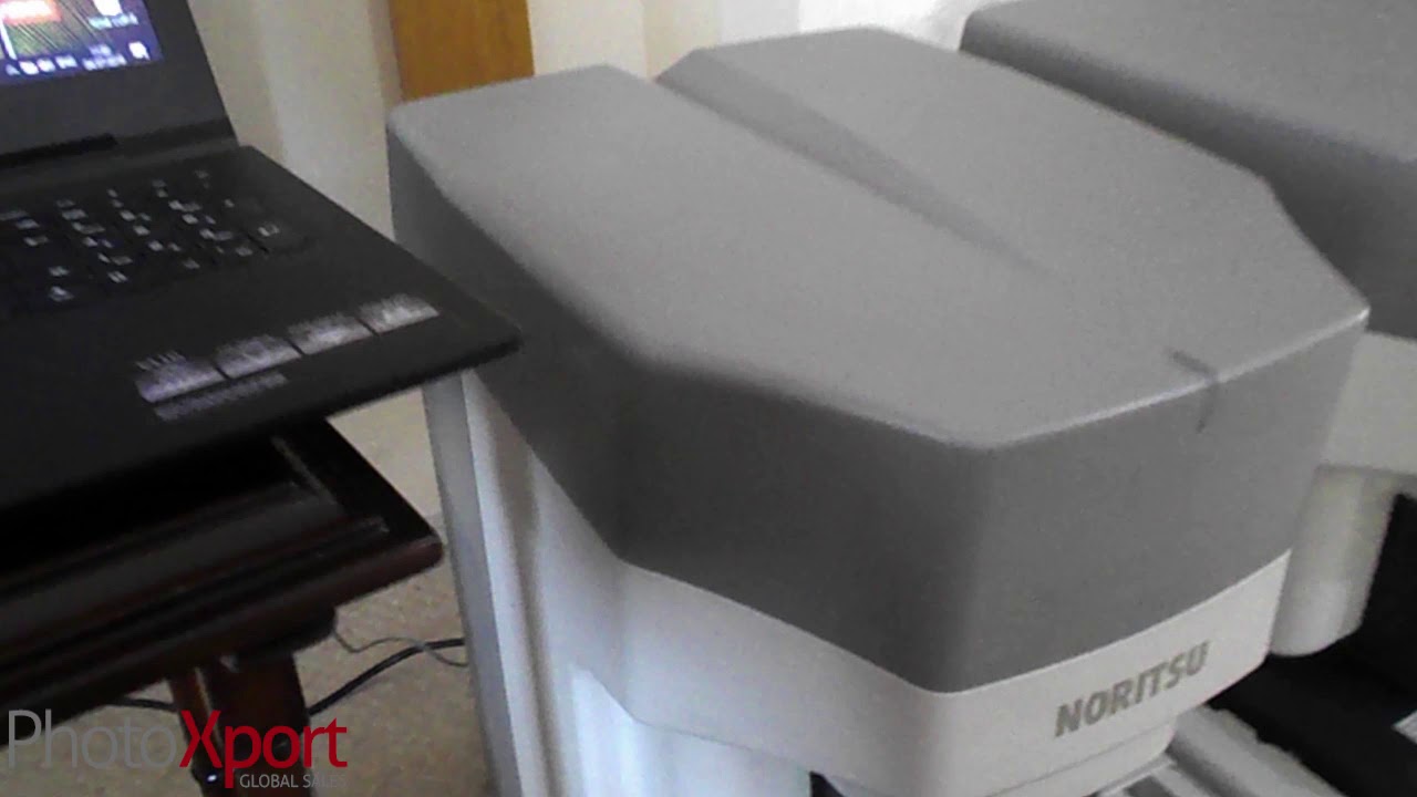 Noritsu HS1800 Scanner in action - YouTube