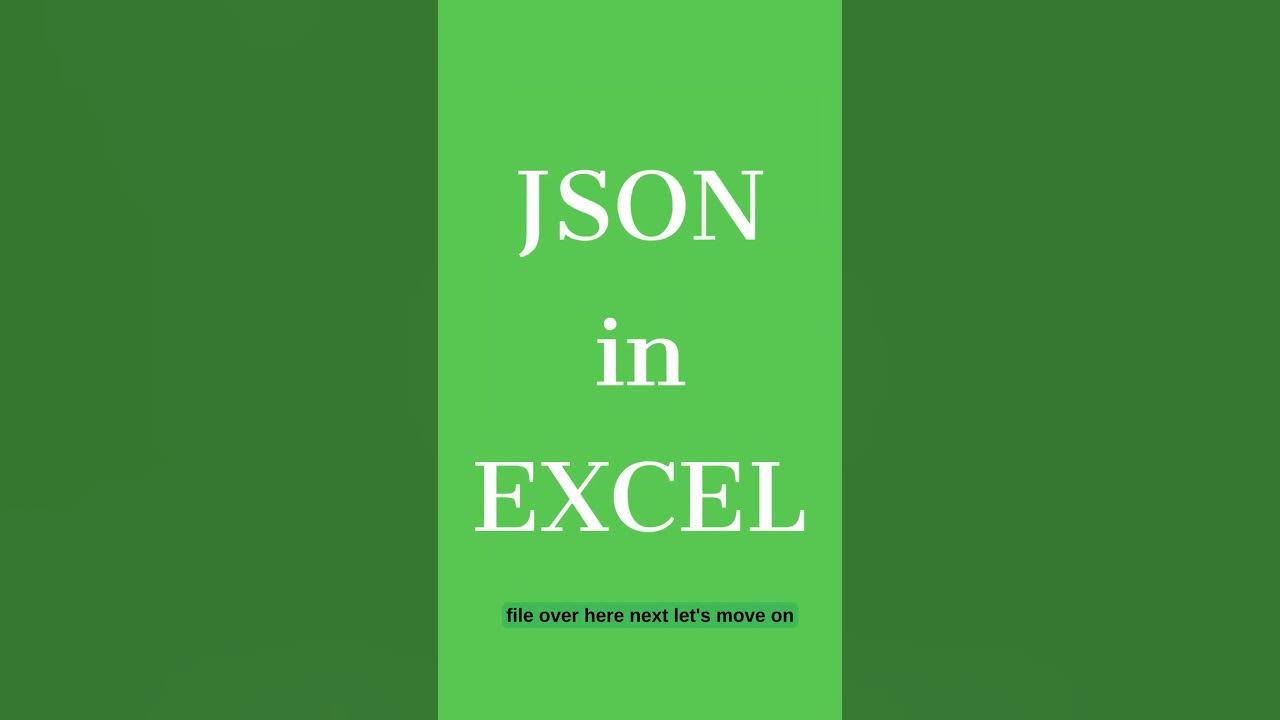 Import XML & JSON in Excel Easily and Automate Your Data Analysis #shorts #ytshorts #viral #fyp ...