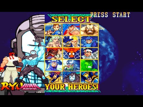 Marvel vs. Capcom - Select your Heroes theme music - YouTube