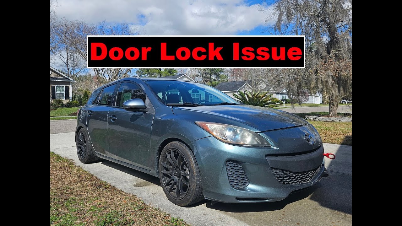 2013 Mazda 3 Door Lock Issue #mazda #mazda3 #doorlock - YouTube
