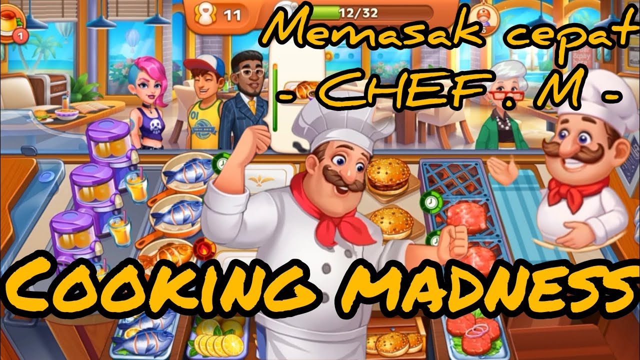 memasak cepat by CHEF M 💯. game cooking madness 🍛👍 - YouTube