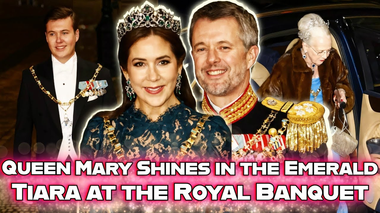 Queen Mary of Denmark Shines in the Emerald Tiara at the New Year's ...