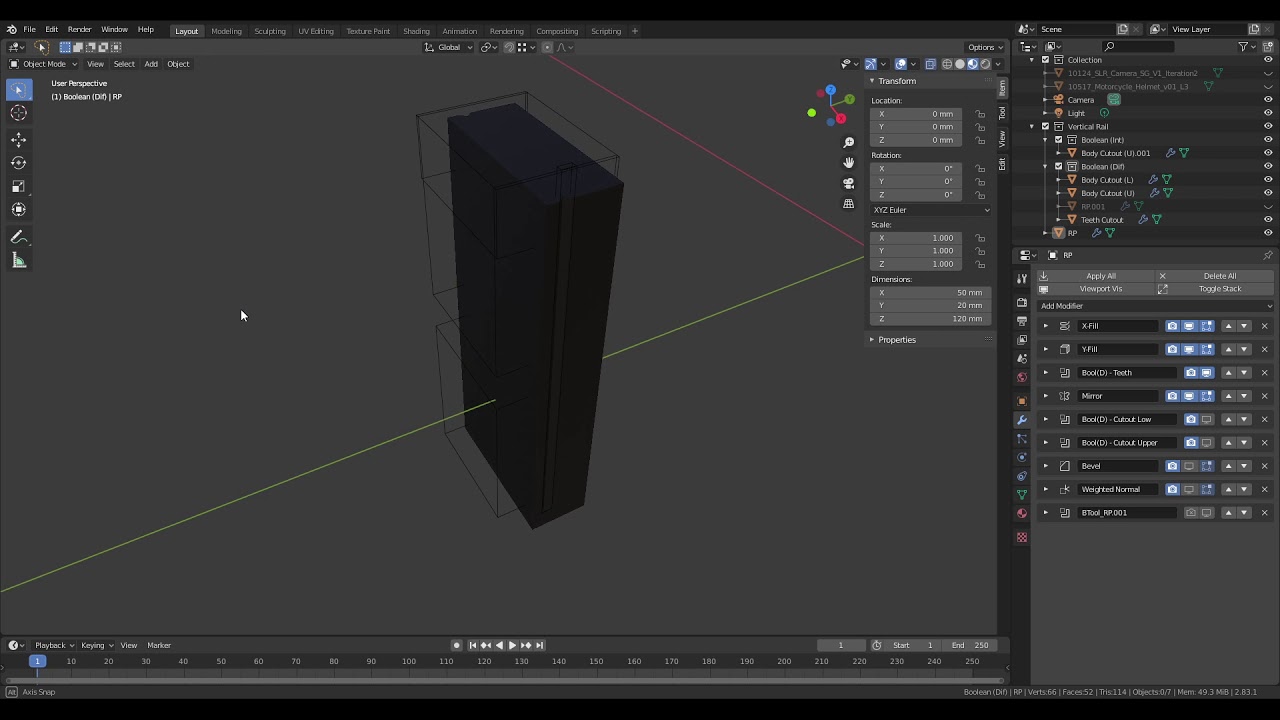 Need Help with Blender! Boolean Modifiers w/ Missing Faces - YouTube