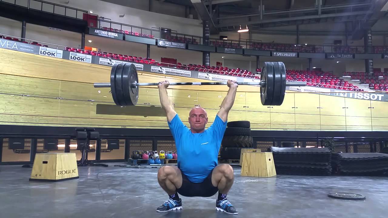 100kg Sots press + OHS - YouTube