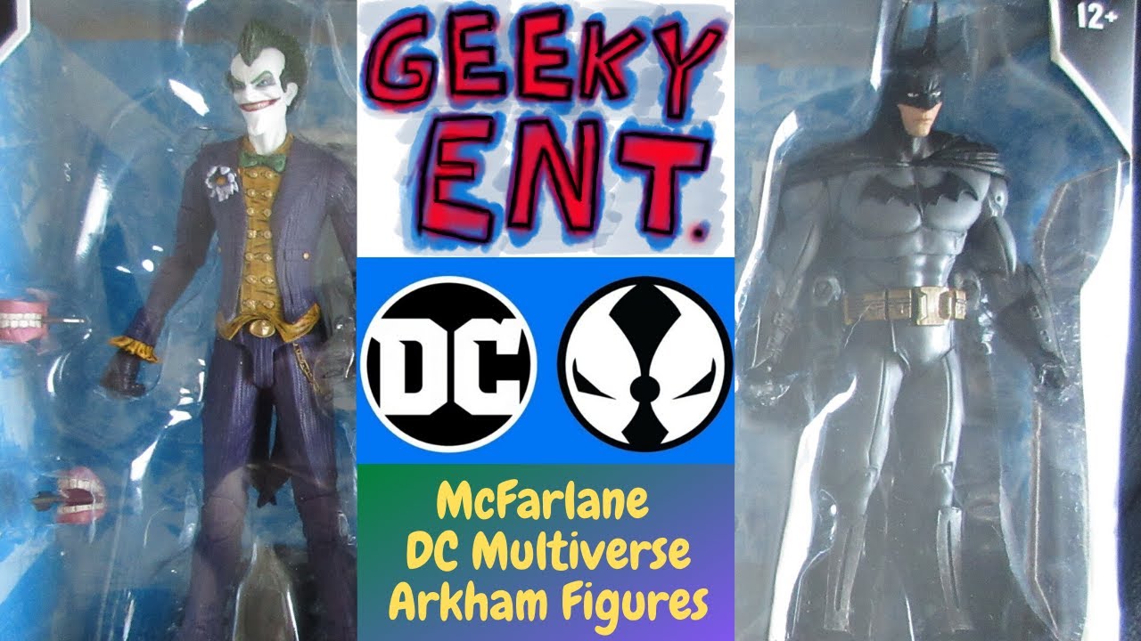 McFarlane DC Multiverse Figure Unboxing - Arkham Batman and Arkham ...