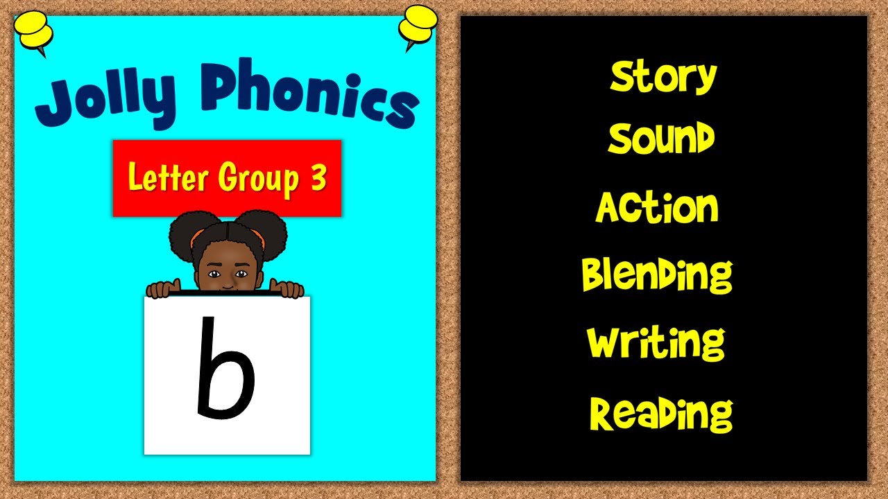 Jolly Phonics /b/ - Story Vocabulary and Blending - YouTube