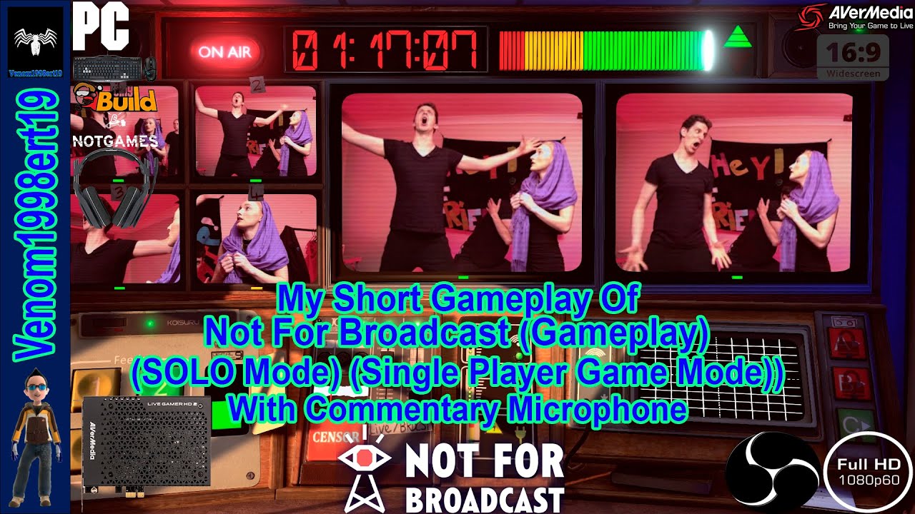 My Short Gameplay Of Not For Broadcast On the PC. - YouTube