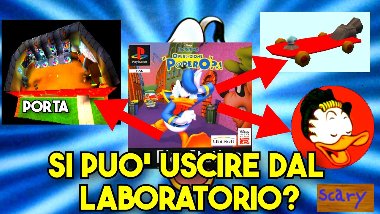 I SEGRETI del gioco diventato un MEME! | Paperino Operazione Papero PS1 ...