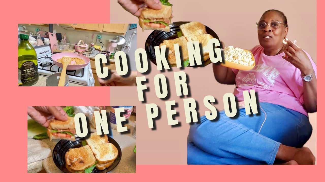 COOKING FOR ONE PERSON- EASY MEALS FOR SUMMER. TARGET AND AMAZON ...