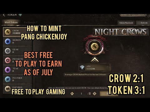 NIGHT CROWS HOW TO MINT TOKEN (MAGKANO NA BA KIKITAIN NG FREE TO PLAY ...
