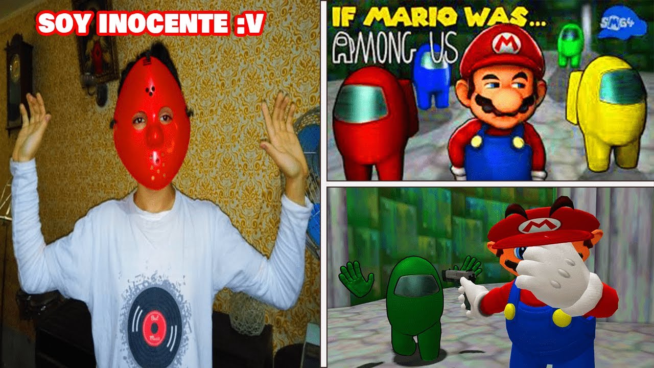 REACCION A SMG4 IF MARIO WAS AMONG US... EN ESPAÑOL 😮 😉 😂 - YouTube