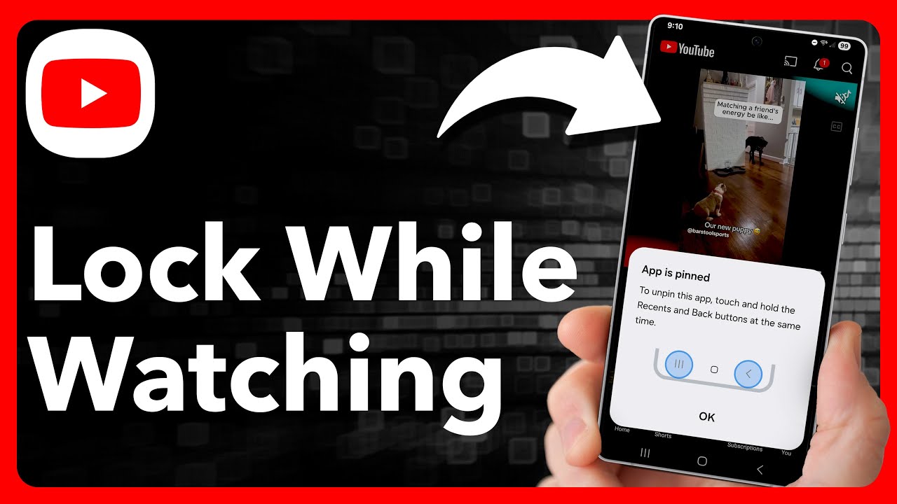 How To Lock Screen While Watching YouTube On Android - YouTube