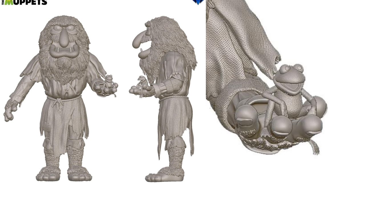 New the muppets robin & sweetums action figure revealed diamond select ...