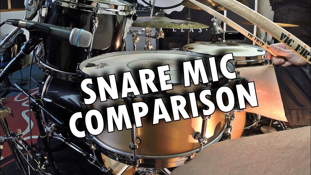 SNARE MIC COMPARISON [Shure SM57, Shure Beta 57A, Audix i5] - Simon ...
