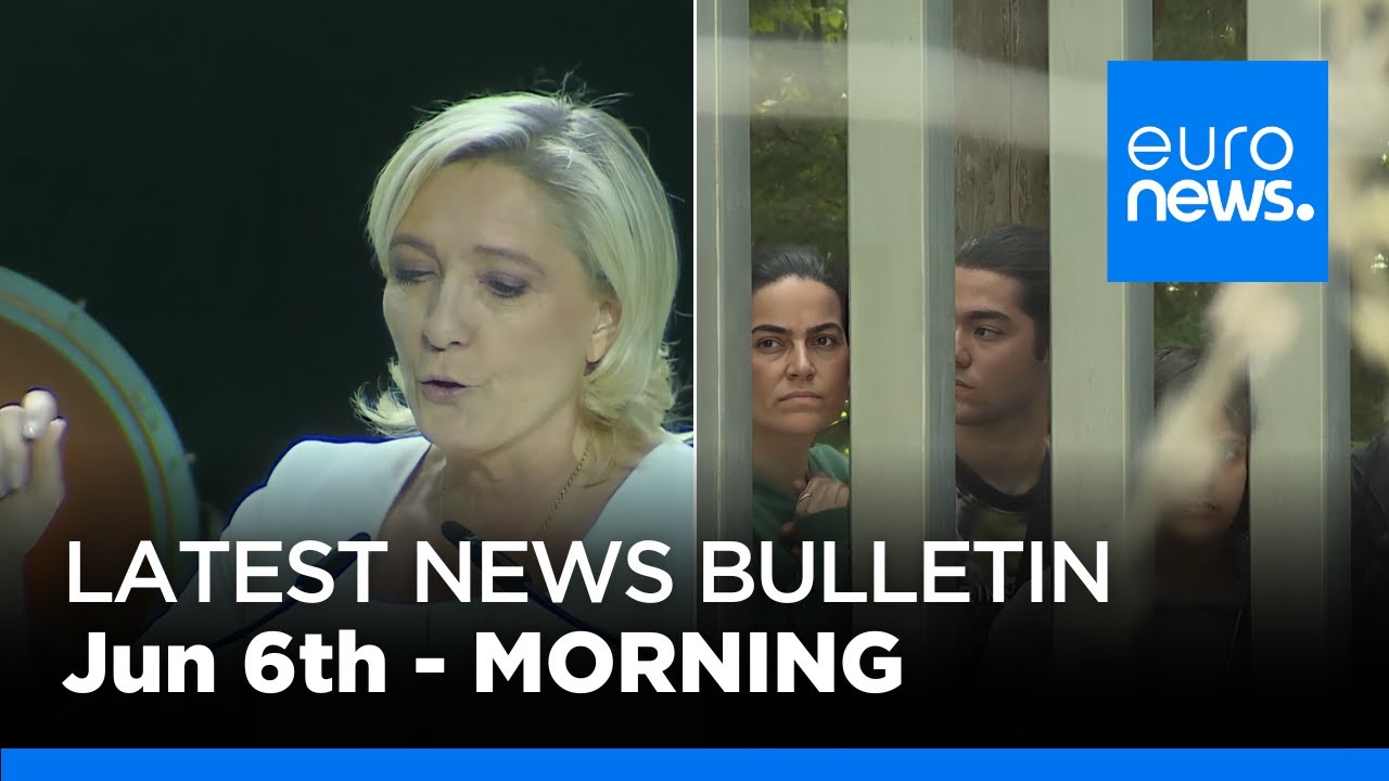 Latest news bulletin: June 6th 2024 Morning | euronews 🇬🇧 - YouTube