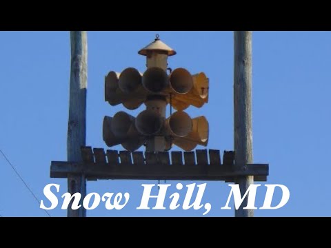 Snow Hill, Maryland | Federal Signal 3T22A - Siren Test - October 3 ...