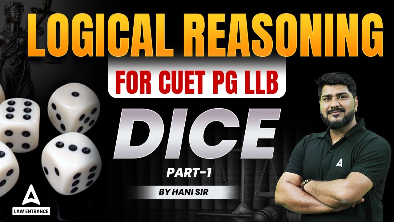 CUET PG LLB | Dice in Logical Reasoning for CUET PG LLB Entrance Exam ...