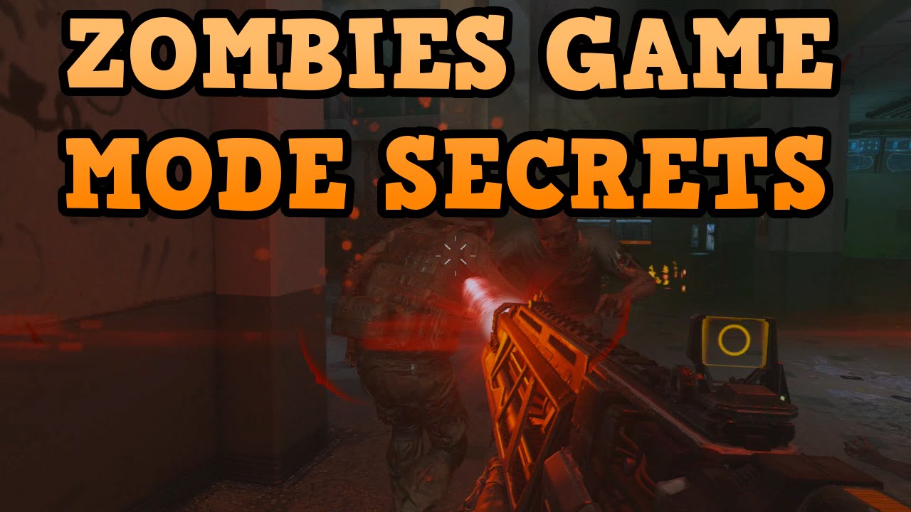 CoD Advanced Warfare: ZOMBIES Game Mode (Hidden Weapons) - YouTube