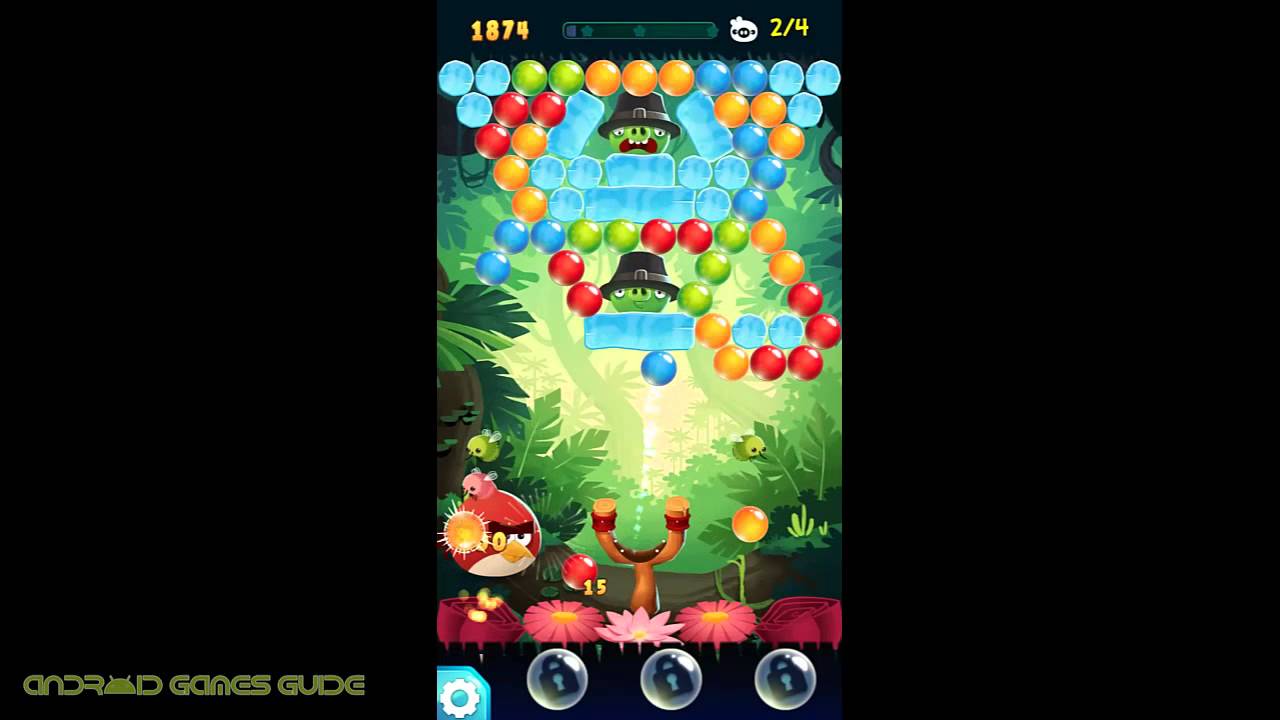 Angry Birds POP Bubble Shooter: Level 8: Walkthrough (3 STARS) HD - YouTube